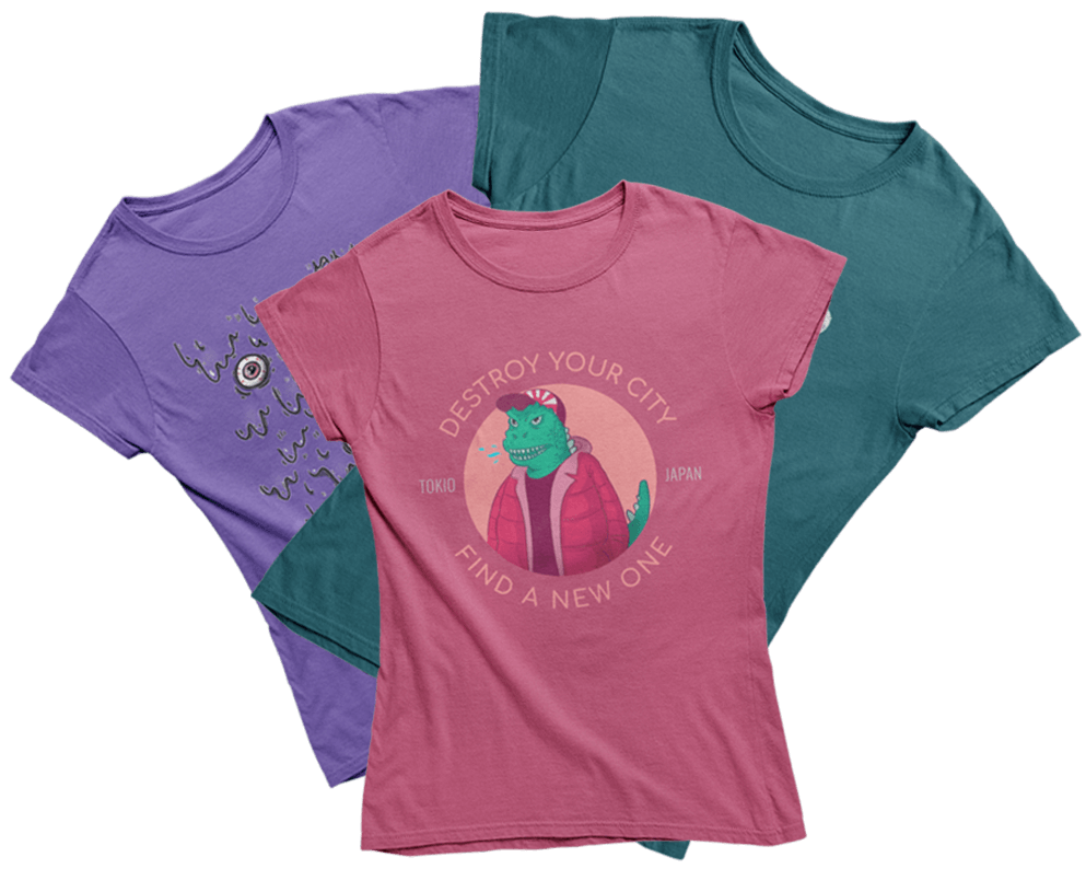 Personaliza en Minutos Estos Mockups de Playera | Placeit